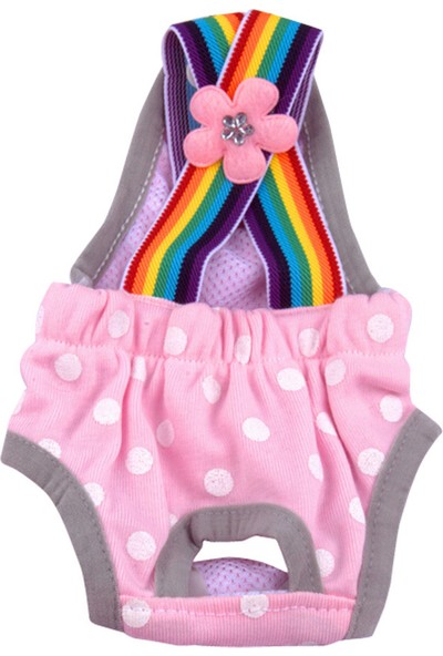 Yunanming Gökkuşağı Pamuklu Pet Iç Çamaşırı (Yurt Dışından)