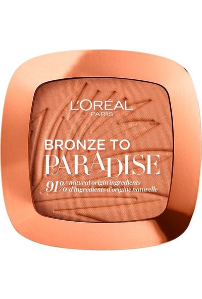 Loreal Paris Bronze To Paradise Bronzlaştırıcı Pudra 02 Baby One More Tan Loreal Paris Bronze To Paradise Bronzlaştırıcı Pudra 02 Baby One More Tan