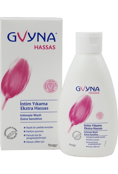 Gvyna Intim Yıkama Losyonu Ekstra Hassas 200 ml Gvyna Intim Yıkama Losyonu Ekstra Hassas 200 ml
