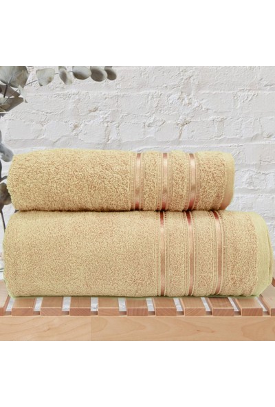 Regule Banyo & Baş Havlusu 2'li Seti 1 Adet 90 x 150 cm + 1 Adet 50 x 90 cm