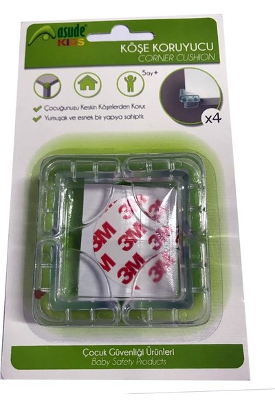 Asude Kids Köşe Koruyucu 4lü ASK803 Asude Kids Köşe Koruyucu 4lü ASK803