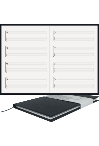 Bi Defter Gitar Müzik Nota Defteri (Fa ve Tab Anahtarlı) Bi Defter Gitar Müzik Nota Defteri (Fa ve Tab Anahtarlı)
