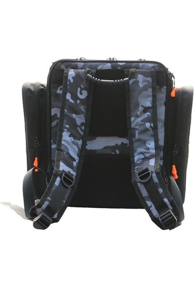 Fujin Black Camo Backpack Balıkçı Sırt Çantası Fujin Black Camo Backpack Balıkçı Sırt Çantası