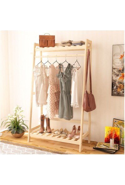 The Best Shopping Ahşap Ayaklı Askılık 160 x 90 cm Elbise Askılığı Konfeksiyon Askı Açık Gardrop The Best Shopping Ahşap Ayaklı Askılık 160 x 90 cm Elbise Askılığı Konfeksiyon Askı Açık Gardrop