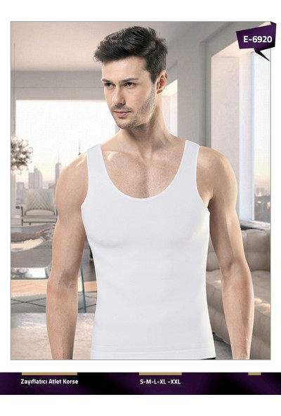 Şalcı Formfit Beden Küçülten Seamless Dikişsiz Erkek Atlet Korse Şalcı Formfit Beden Küçülten Seamless Dikişsiz Erkek Atlet Korse