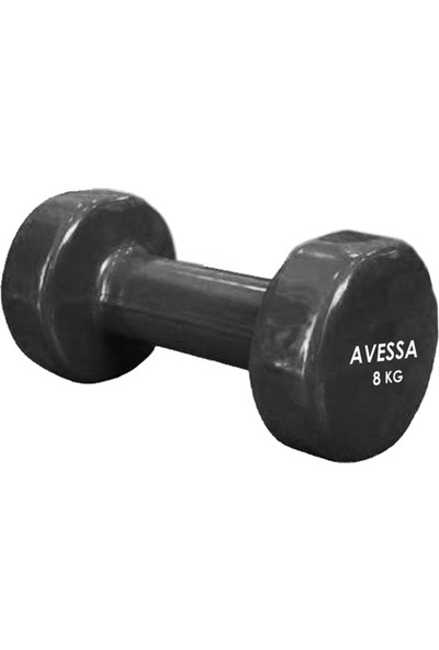 Avessa Vinly Kaplı Dumbell Çift 8 kg