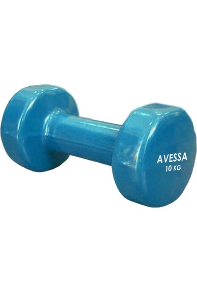 Avessa Vinly Kaplı Dumbell Çift 10 kg