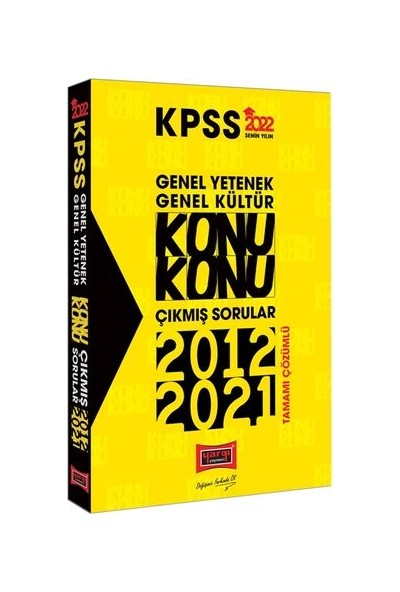 Yargı Yayınevi Yargı Yayınları KPSS 2022 Genel Yetenek Genel Kültür Konu Konu Tamamı Çözümlü Çıkmış Sorular Yargı Yayınevi Yargı Yayınları KPSS 2022 Genel Yetenek Genel Kültür Konu Konu Tamamı Çözümlü Çıkmış Sorular