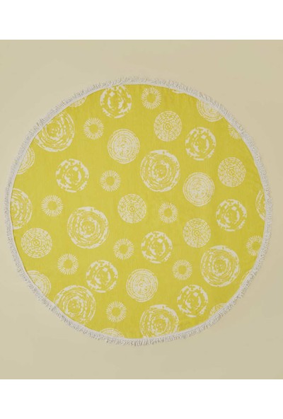 Maisonette Sunshine Plaj Havlusu 150 x 150 cm Sarı