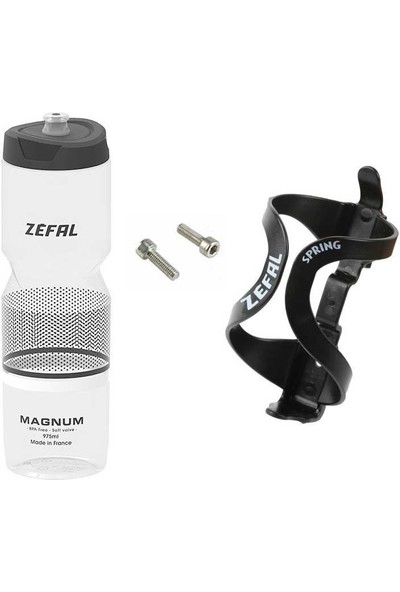 Zefal Magnum Şeffaf ve Spring Matara Seti + Vida Zefal Magnum Şeffaf ve Spring Matara Seti + Vida