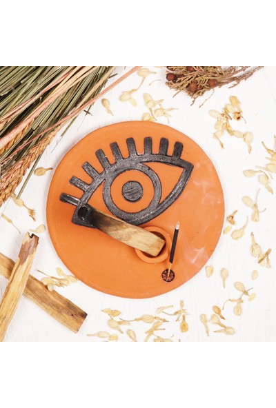 Mitr Handmade Üçüncü Göz Temalı Palo Santo Tütsülük