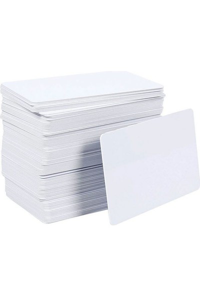 Hece Mini Kart 8 cm x 6 cm 50'li Beyaz Hece Mini Kart 8 cm x 6 cm 50'li Beyaz