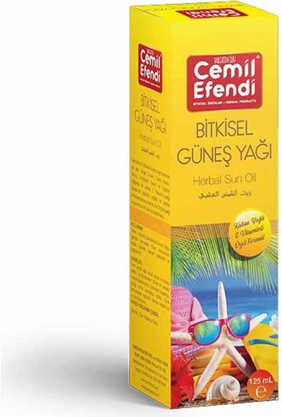 Cemil Efendi Güneş Yağı 125 ml