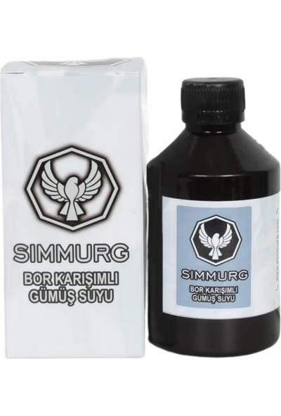 Simmurg Bor Karışımlı Gümüş Suyu (250ML 5 Ppm) Simmurg Bor Karışımlı Gümüş Suyu (250ML 5 Ppm)