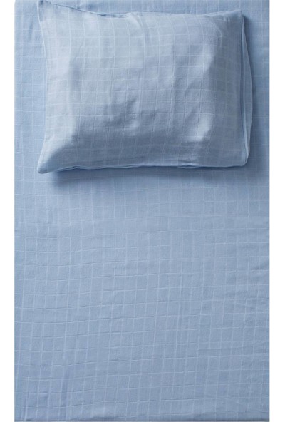 Milly&Molly Baby Blue Müslin Çarşaf & Yastık Kılıfı