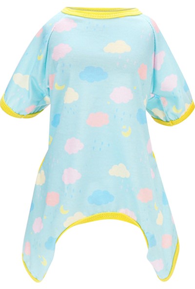 Han İnternational Pasifix Bulut Baskılı Pet Yavru Köpek Kıyafeti (Yurt Dışından)