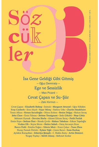 Sözcükler Dergisi 93. Sayı (Eylül - Ekim) Sözcükler Dergisi 93. Sayı (Eylül - Ekim)