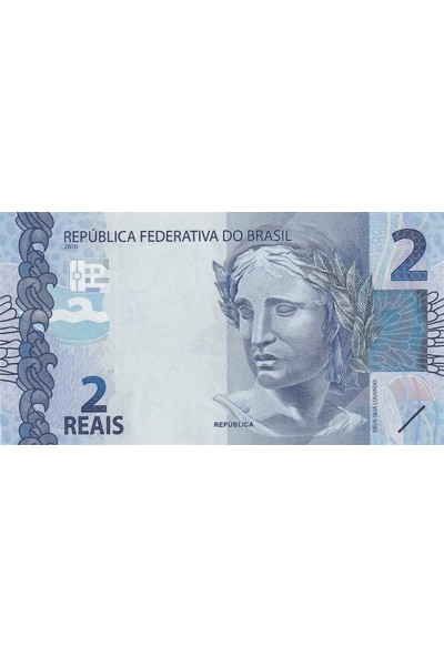 Benim Koleksiyonum Brezilya, 2 Reais (2010) Eski Yabancı Kağıt Para Benim Koleksiyonum Brezilya, 2 Reais (2010) Eski Yabancı Kağıt Para