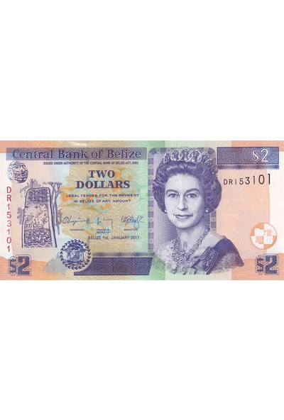 Benim Koleksiyonum Belize 2 Dolar (2017) B324F