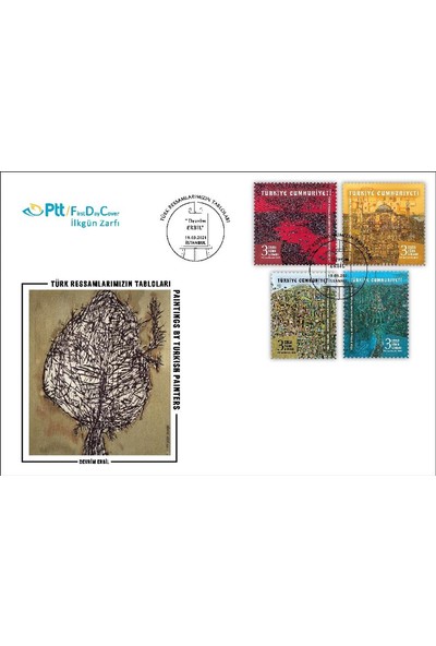 Benim Koleksiyonum Devrim Erbil - Türk Ressamlarımızın Tabloları Ilkgün Zarfı (Fdc) Benim Koleksiyonum Devrim Erbil - Türk Ressamlarımızın Tabloları Ilkgün Zarfı (Fdc)