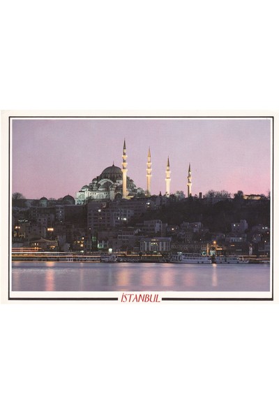 Benim Koleksiyonum Istanbul Süleymaniye Camii Kartpostalı 34/580