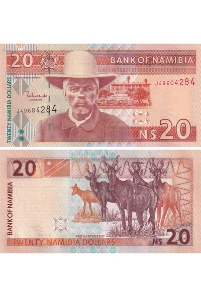 Benim Koleksiyonum Namibya, 20 Dolar (2002) P#6 Çil Eski Yabancı Kağıt Para Benim Koleksiyonum Namibya, 20 Dolar (2002) P#6 Çil Eski Yabancı Kağıt Para