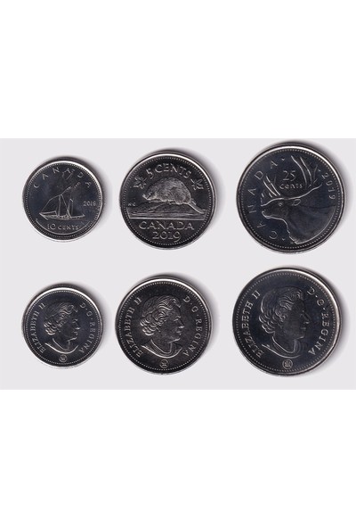 Benim Koleksiyonum Kanada Yabancı Madeni Eski Para Seti (2019) Benim Koleksiyonum Kanada Yabancı Madeni Eski Para Seti (2019)
