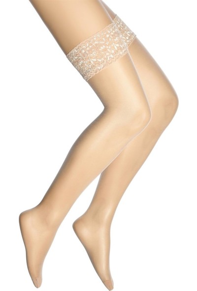 Dore Silikon Dantelli Fit 15 Dizüstü Çorap