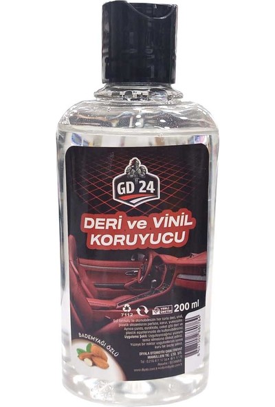 GD24 Deri ve Vinil Koruyucu (Badem Yağı Özlü) – 200 ml