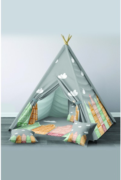 Tiny Baby Concept Oyun Evi Çocuk Bebek Kızılderili Oyun Çadırı Taşınabilir Katlanabilir Kolay Kurulum 110 x 110 x 170 cm Tiny Baby Concept Oyun Evi Çocuk Bebek Kızılderili Oyun Çadırı Taşınabilir Katlanabilir Kolay Kurulum 110 x 110 x 170 cm