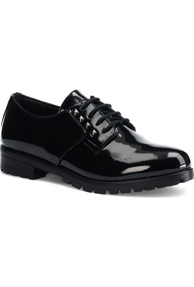 Polaris 318055R.Z 1pr Siyah Kadın Oxford Ayakkabı