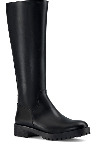 Nine West Korle3 1pr Siyah Kadın Düz Çizme