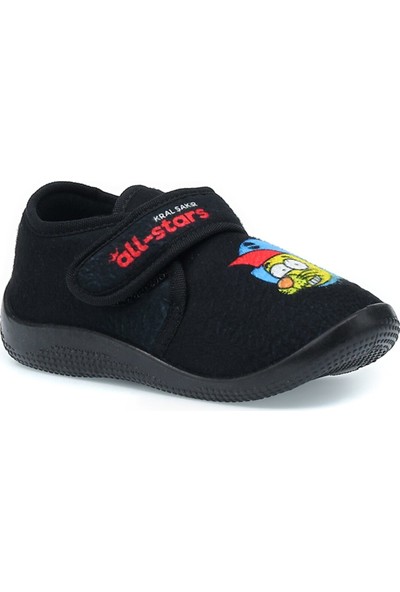 Kral Şakir ENBAL.P1PR Siyah Erkek Çocuk Panduf