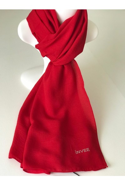 İnve Invee Caz Kırmızı Şal