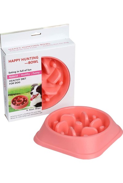 Harry Yaya Happy Hunting Dog Bowl Köpek Mama Kabı Pembe