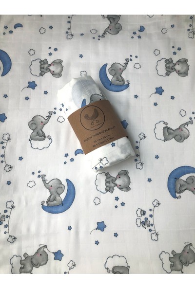Müslin Babies Gri Filli Müslin Örtü Müslin Babies Gri Filli Müslin Örtü