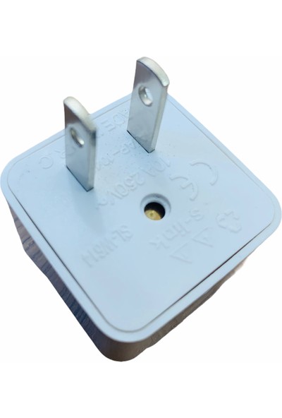 Ata Elektronik Amerika Kıtası Elektrik Şarj Priz Çevirici Dönüştürücüsü - Amerikada Kullanım Için Beyaz Renk Ata Elektronik Amerika Kıtası Elektrik Şarj Priz Çevirici Dönüştürücüsü - Amerikada Kullanım Için Beyaz Renk