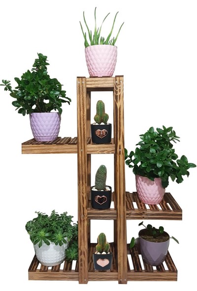 CM&HM Aynalı Home 8 Saksılık Dekoratif Doğal Ahşap Çiçeklik Bahçe-Balkon Saksı Standı CM&HM Aynalı Home 8 Saksılık Dekoratif Doğal Ahşap Çiçeklik Bahçe-Balkon Saksı Standı