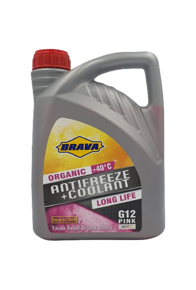 Brava Organik -40 C Pembe Antifriz 3 Kg Brava Organik -40 C Pembe Antifriz 3 Kg