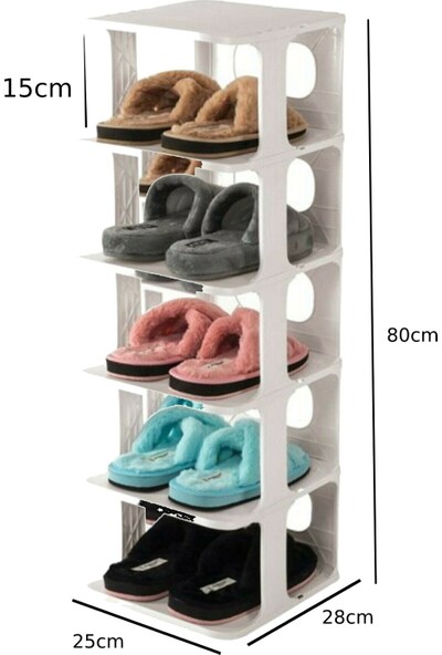 Mim Life Lüx Yeni Model Modern 5 Katlı Ayakkabılık Beyaz Renk Portatif Ayakkabı Standı Mim Life Lüx Yeni Model Modern 5 Katlı Ayakkabılık Beyaz Renk Portatif Ayakkabı Standı