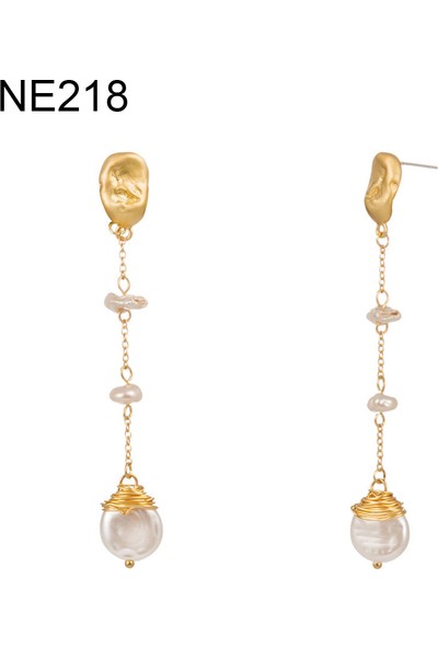 Farfi Kadın Moda Inci Shell Dangle Geometrik Kulak Saplama Küpe Takı Farfi Kadın Moda Inci Shell Dangle Geometrik Kulak Saplama Küpe Takı