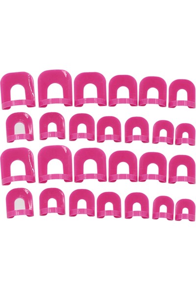Farfi 26 Adet Oje İçin Plastik Şablon Klip 1 Adet Sticker Aracı Seti - Pembe (Yurt Dışından) Farfi 26 Adet Oje İçin Plastik Şablon Klip 1 Adet Sticker Aracı Seti - Pembe (Yurt Dışından)