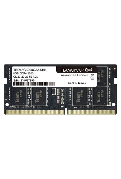 Team Elite 8 GB 3200MHZ Ddr4 Notebook Ram TED48G3200C22