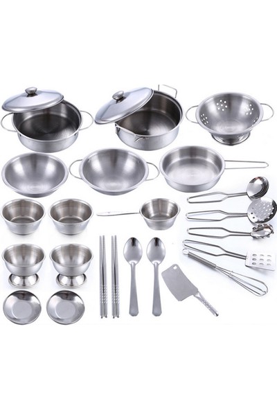 Sheng Store 25 Adet Mutfak Oyuncakları - Gri (Yurt Dışından) Sheng Store 25 Adet Mutfak Oyuncakları - Gri (Yurt Dışından)