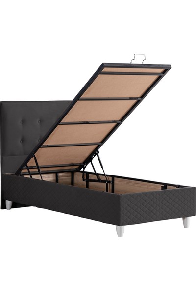 Cesur Istanbul Tek Kişilik Baza Başlık Seti, Antrasit Cesur Istanbul Tek Kişilik Baza Başlık Seti, Antrasit