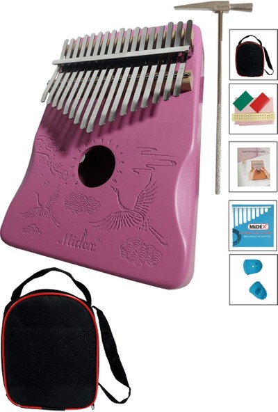 Midex KLX-503CS Full Ağaç Paslanmaz 17 Çelik Tuş Kalimba (Çantalı) Midex KLX-503CS Full Ağaç Paslanmaz 17 Çelik Tuş Kalimba (Çantalı)
