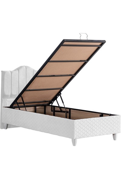 Cesur Trend Tek Kişilik Baza Başlık Seti, Beyaz Cesur Trend Tek Kişilik Baza Başlık Seti, Beyaz