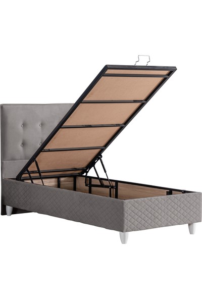 Cesur Istanbul Tek Kişilik Baza Başlık Seti, Açık Gri Cesur Istanbul Tek Kişilik Baza Başlık Seti, Açık Gri