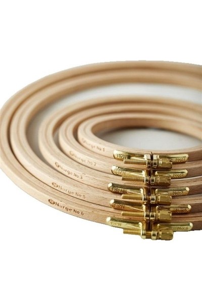 Nurge Ahşap Vidalı Kasnak No:6 Nurge Ahşap Vidalı Kasnak No:6