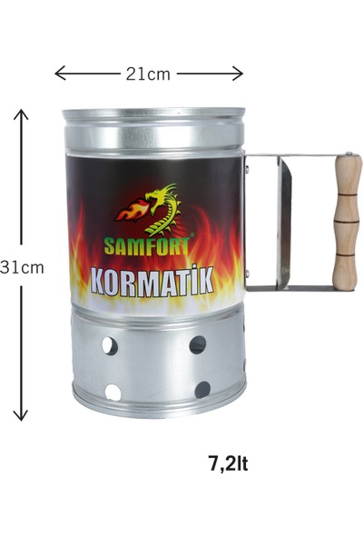 Samfort Közmatik, Kömür Yakma Borusu Samfort Közmatik, Kömür Yakma Borusu